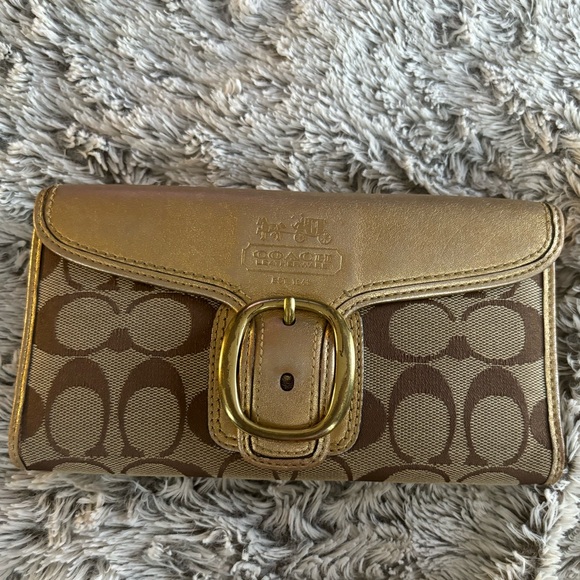 Coach | Bags | Coach Wallet With Check Holder | Poshmark